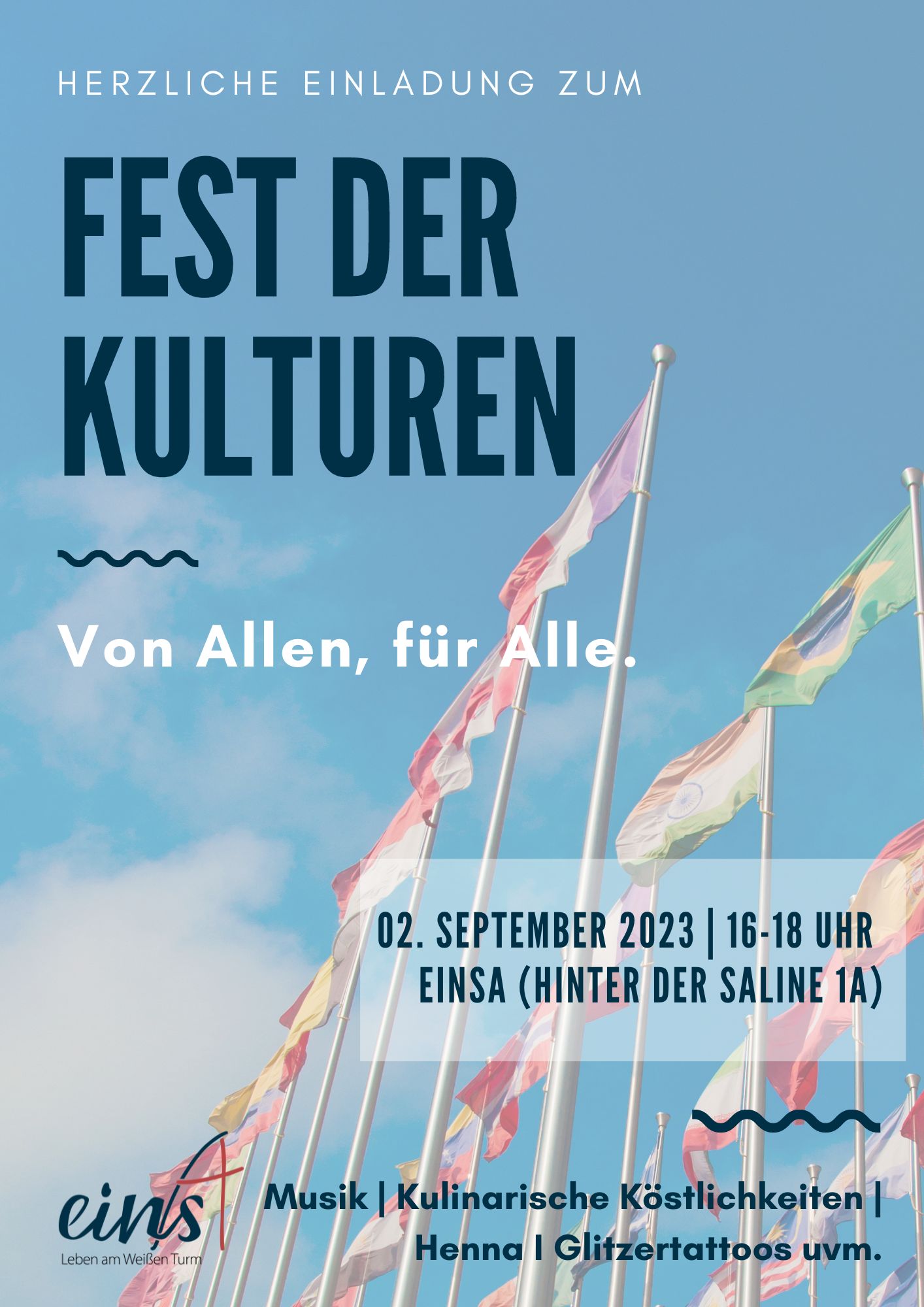 Einladung zu unserem Fest der Kulturen – EinsA Lüneburg